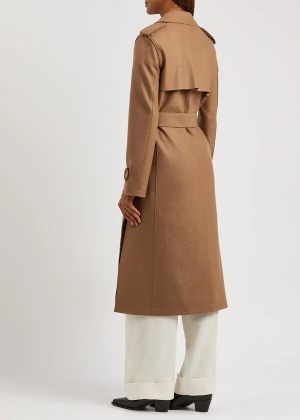 Harris Wharf London Belted Wool Trench Coat