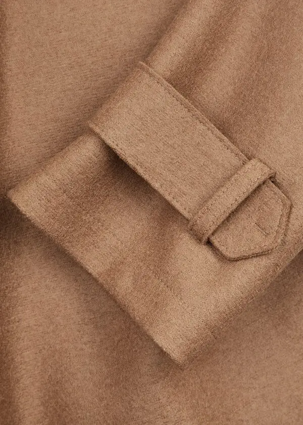Harris Wharf London Belted Wool Trench Coat