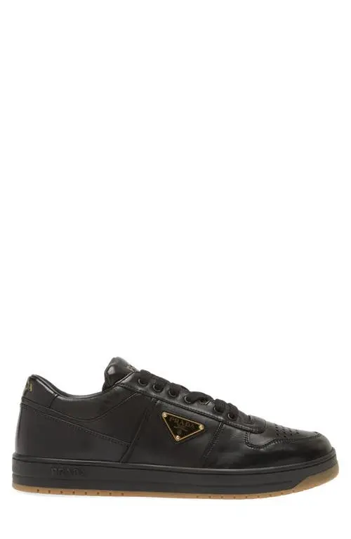 Prada Downtown Leather Sneakers - Nero