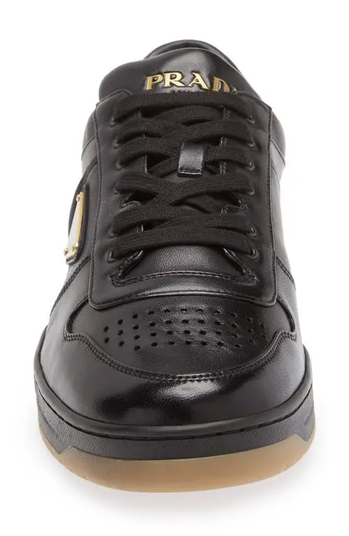 Prada Downtown Leather Sneakers - Nero