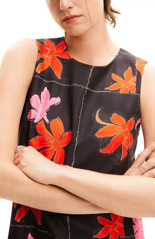Desigual Floral Print Mini Dress