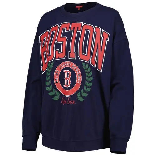 Mitchell & Ness Boston Red Sox Logo Lt 2.0 Pullover Sweatshirt