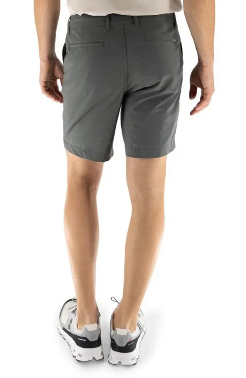 DEVIL-DOG DUNGAREES 8" Hybrid Shorts - Light Grey