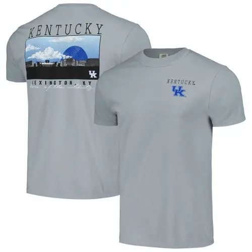 IMAGE ONE Kentucky Wildcats Campus Scene Comfort Colors T-shirt - Gray