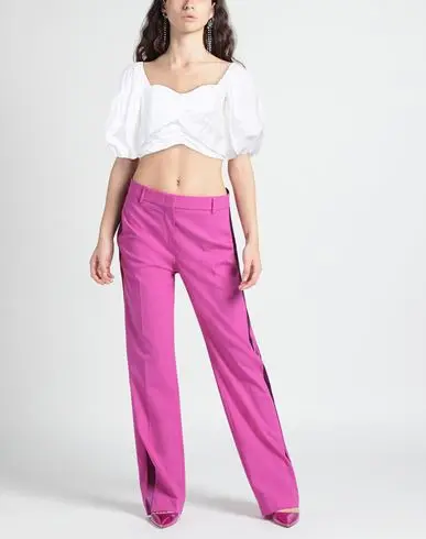 MSGM Gathered Poplin Crop Top - White