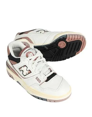 NEW BALANCE Leather Sneakers - White
