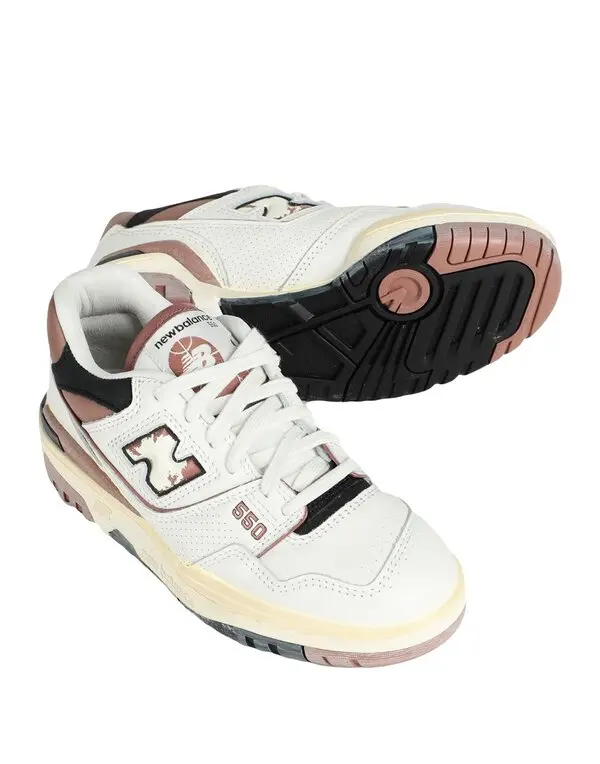 NEW BALANCE Leather Sneakers - White