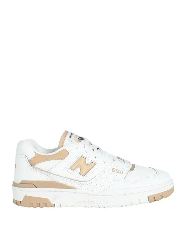 NEW BALANCE Leather Sneakers - White