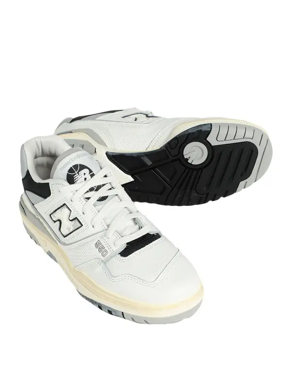 NEW BALANCE Leather Sneakers - White