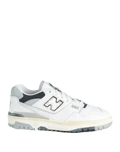NEW BALANCE Leather Low-top Sneakers - White