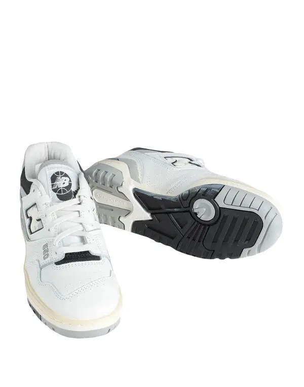 NEW BALANCE Leather Low-top Sneakers - White