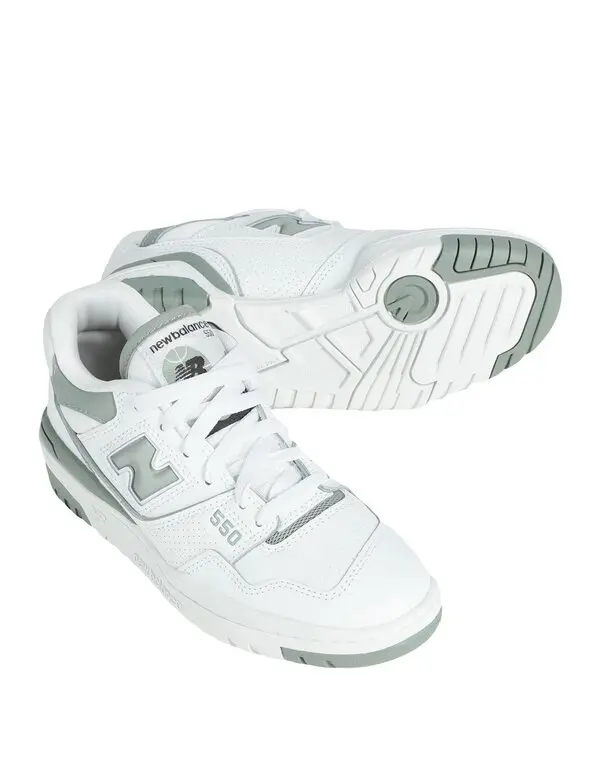 NEW BALANCE Low-top Leather Sneakers - White