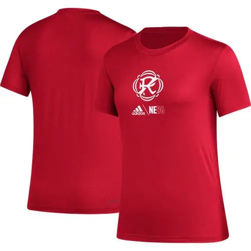 Adidas New England Revolution Aeroready Club Icon T-shirt - Red