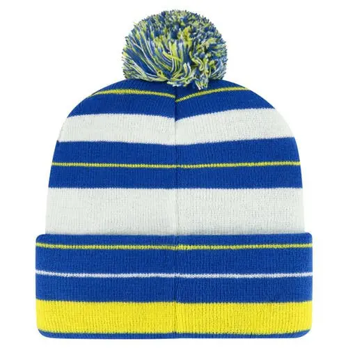 '47 Los Angeles Rams Powerline Cuffed Knit Hat With Pom
