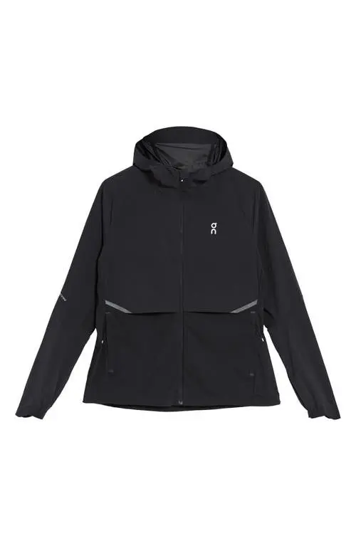On Core Hooded Packable Running Jacket - Black