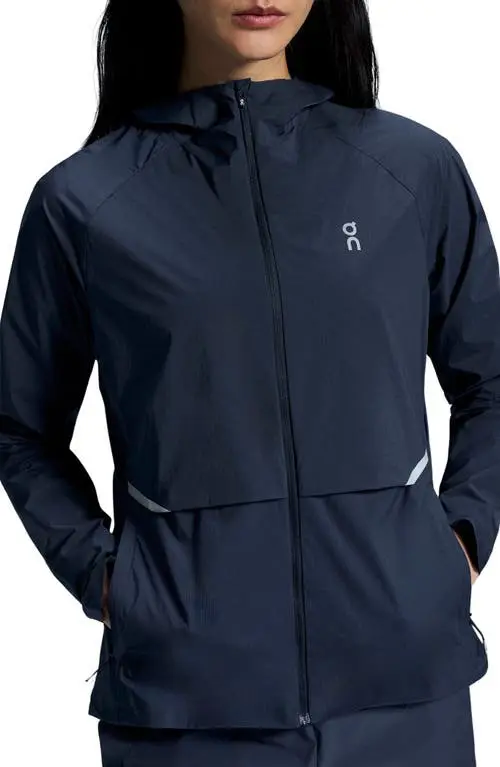 On Core Hooded Packable Running Jacket - Midnight