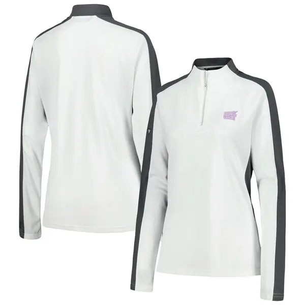 LEVELWEAR Nhl 2023 Hockey Fights Cancer Remi Quarter-zip Top - White