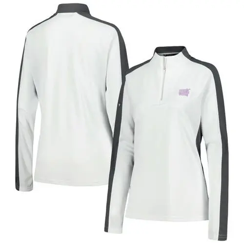 LEVELWEAR Nhl Hockey Fights Cancer Remi Quarter-zip Top - White