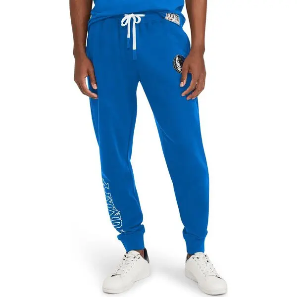 Tommy Hilfiger Dallas Mavericks Carl Bi-blend Fleece Jogger Pants - Royal