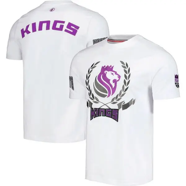FISLL Sacramento Kings Heritage Crest T-shirt - White