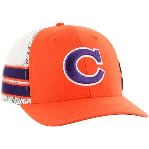 '47 Clemson Tigers Straight Eight Adjustable Trucker Hat