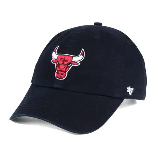 '47 Chicago Bulls Clean-up Adjustable Hat - Black