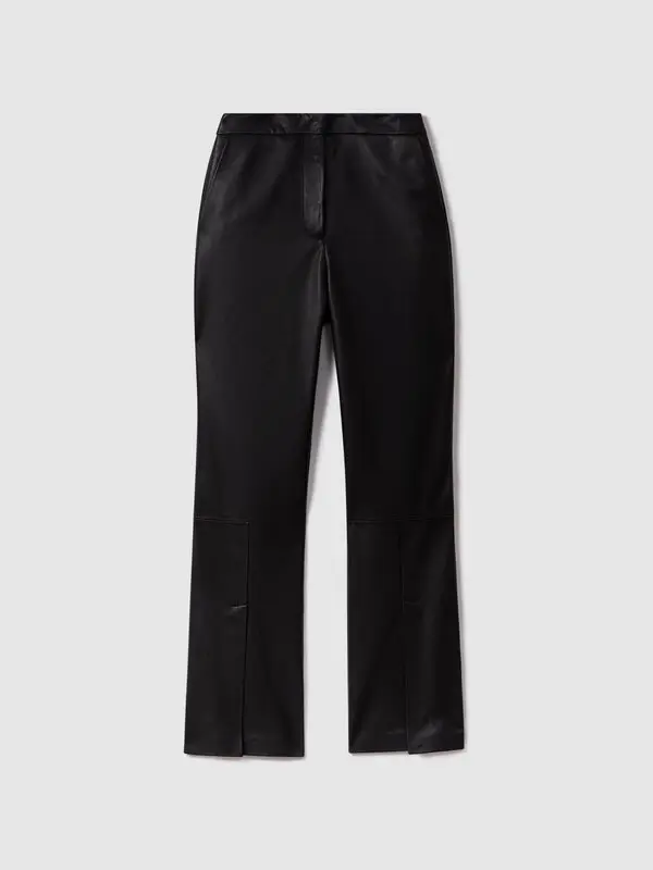REISS X Mclaren F1 Team Lottie Leather Trousers