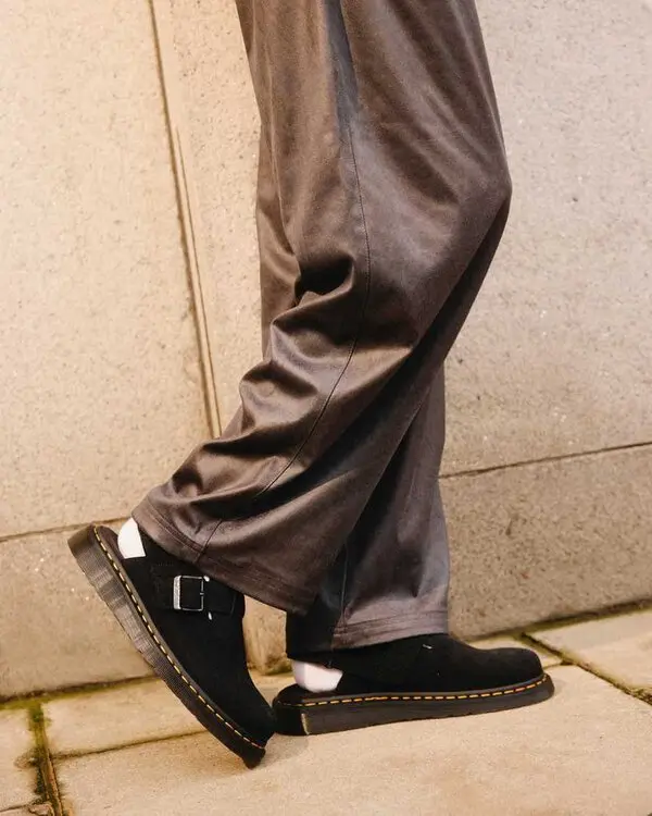 Dr. Martens Jorge Ii Suede Slingback Mules - Black