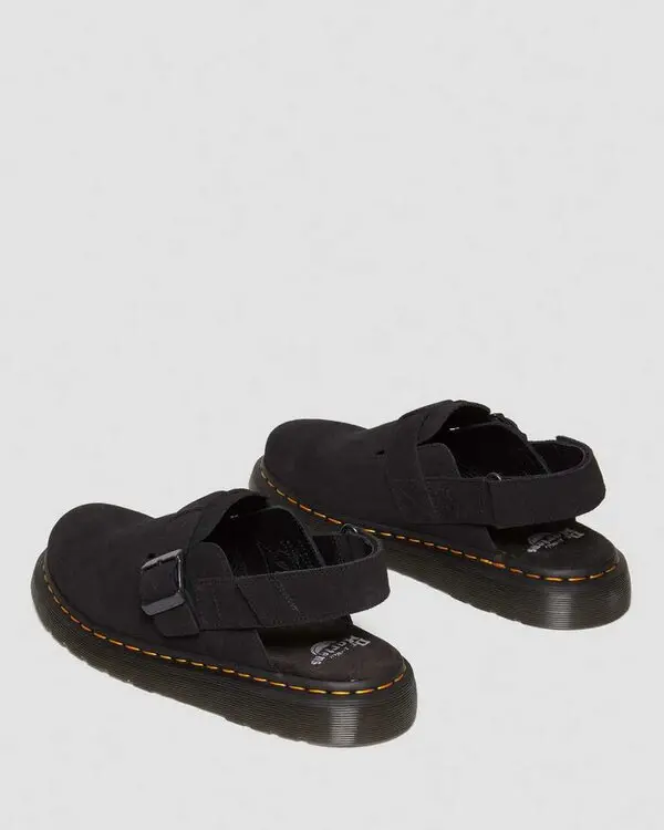 Dr. Martens Jorge Ii Suede Slingback Mules - Black