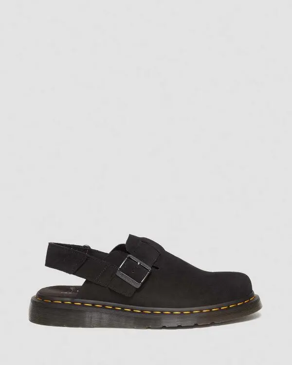 Dr. Martens Jorge Ii Suede Slingback Mules - Black