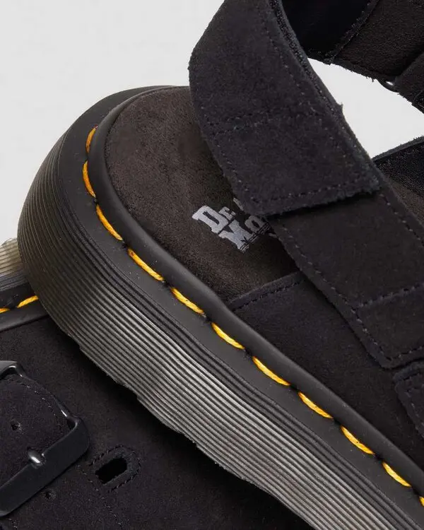 Dr. Martens Jorge Ii Suede Slingback Mules - Black