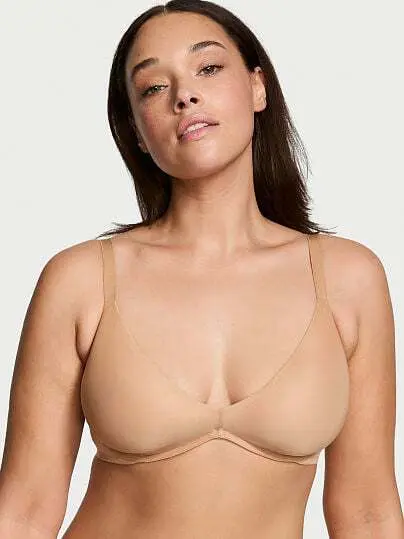 Victoria's Secret Very Sexy Angelight Lightly Lined Scoop Plunge Bra - Beige