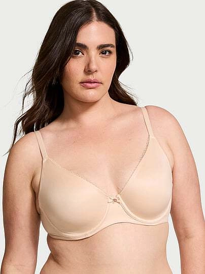 Victoria's Secret Body Victoria Invisible Lift Full-coverage Minimizer Bra - Beige