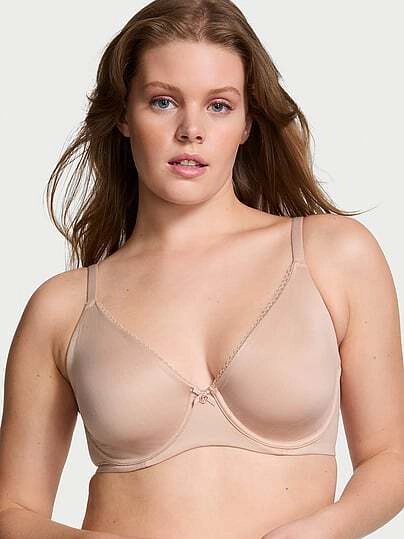Victoria's Secret Body Victoria Invisible Lift Full-coverage Minimizer Bra - Beige