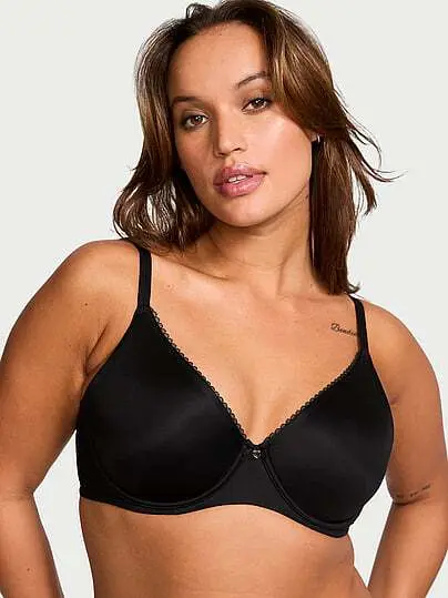 Victoria's Secret Body Victoria Invisible Lift Full-coverage Minimizer Bra - Black
