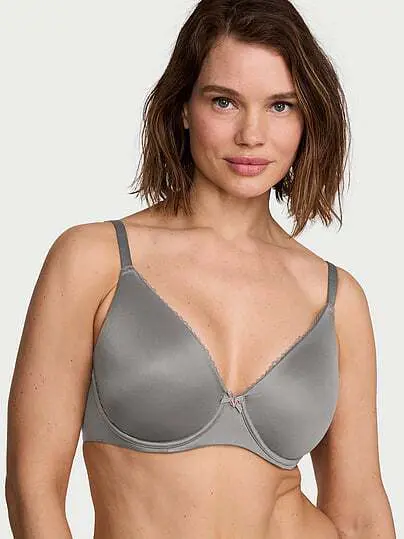 Victoria's Secret Body Victoria Invisible Lift Full-coverage Minimizer Bra - Grey