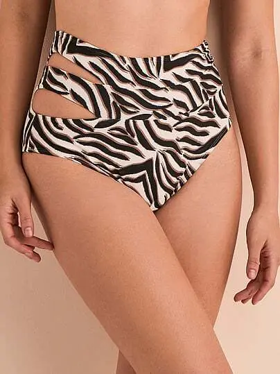 Victoria's Secret Adore Me Demi High-waist Bikini Bottom - Print