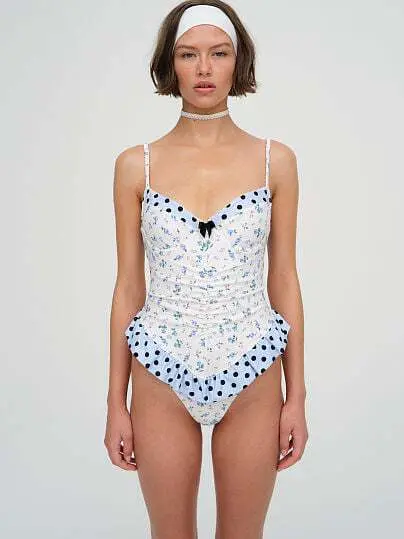 Victoria'S Secret For Love Lemons Muna One Piece Print