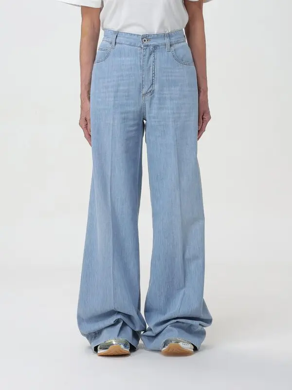 Bottega Veneta Wide Leg Jeans - Stone Washed