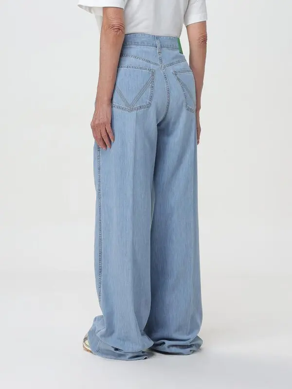 Bottega Veneta Wide Leg Jeans - Stone Washed