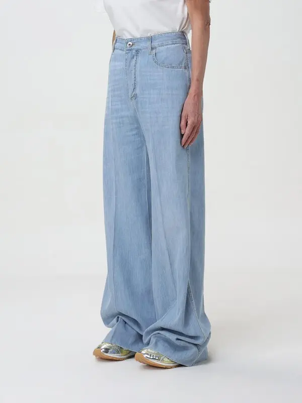 Bottega Veneta Wide Leg Jeans - Stone Washed