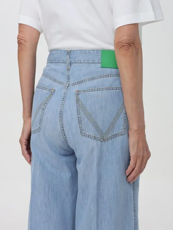 Bottega Veneta Wide Leg Jeans - Stone Washed
