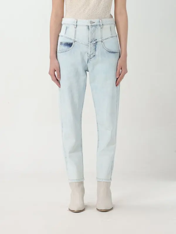 Isabel Marant Jeans In Gnawed Blue 45% Off Editorialist