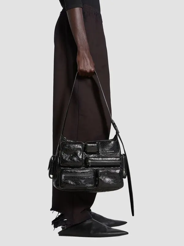 Balenciaga Superbusy Messenger Bag - Black