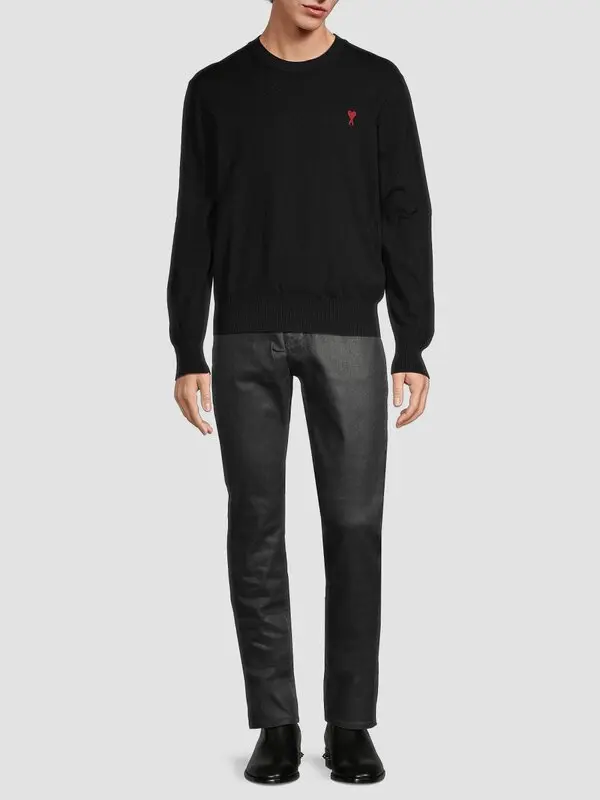 AMI Paris Logo Wool Sweater