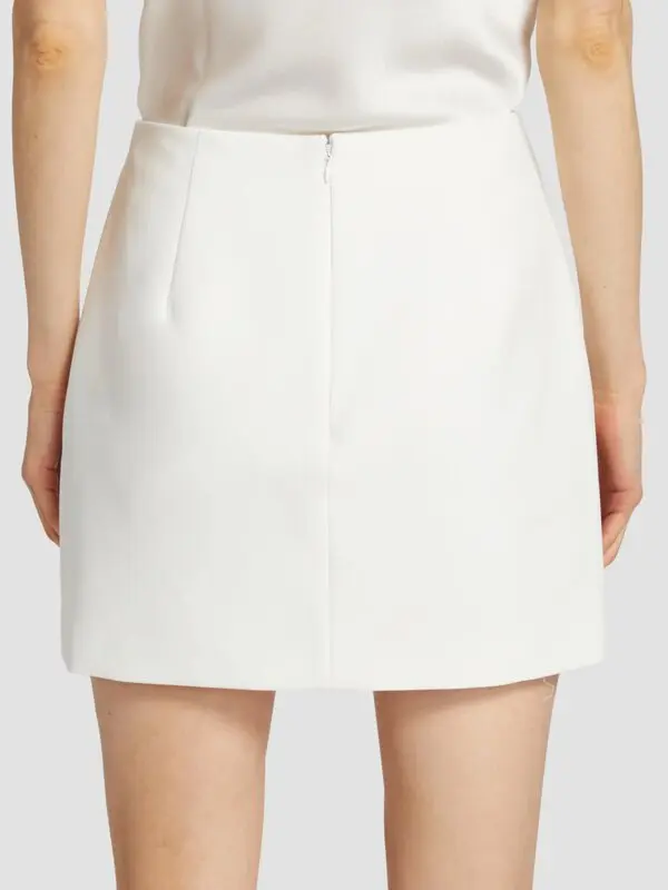MILLY Cady Miniskirt - Ecru