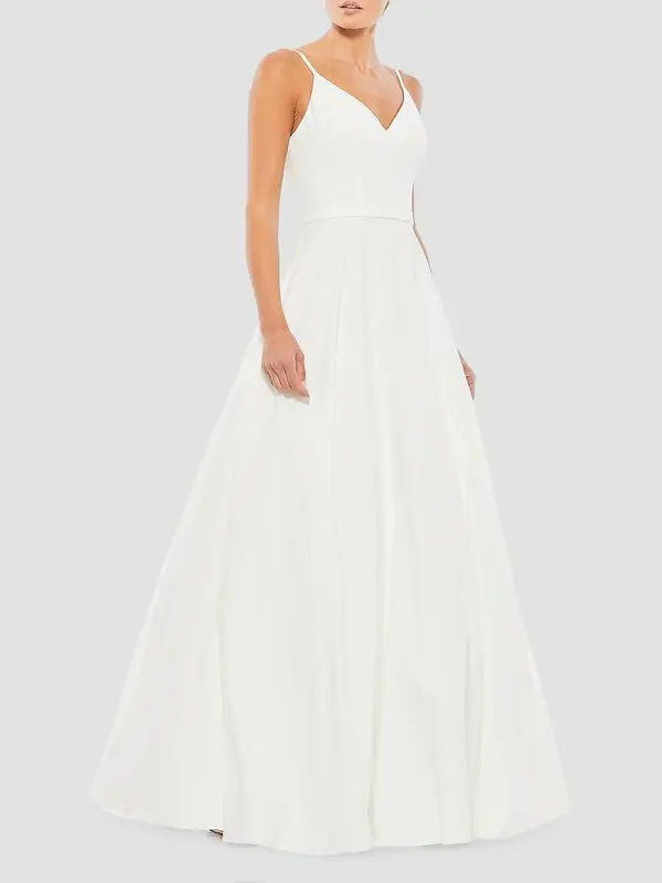 Mac Duggal Classic Taffeta A-line Gown