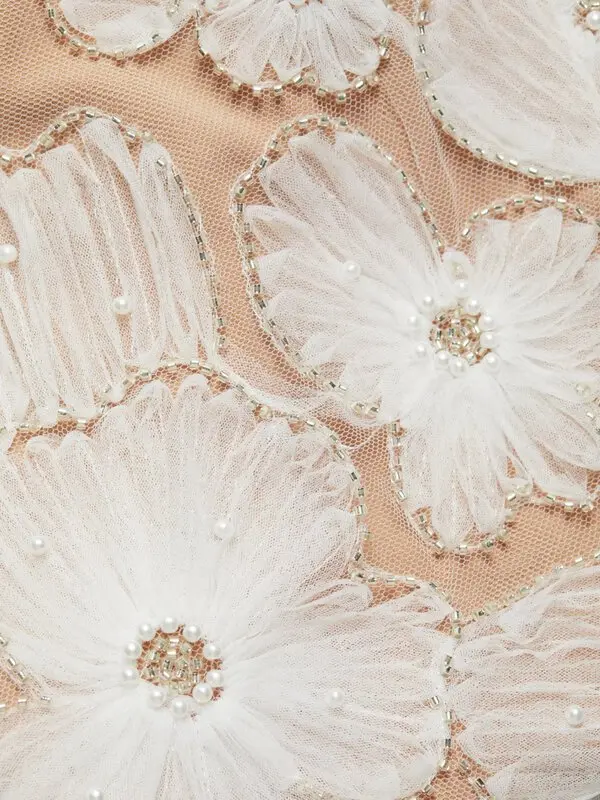 ELLIATT The New Bride Darcy Embellished Mesh Gown