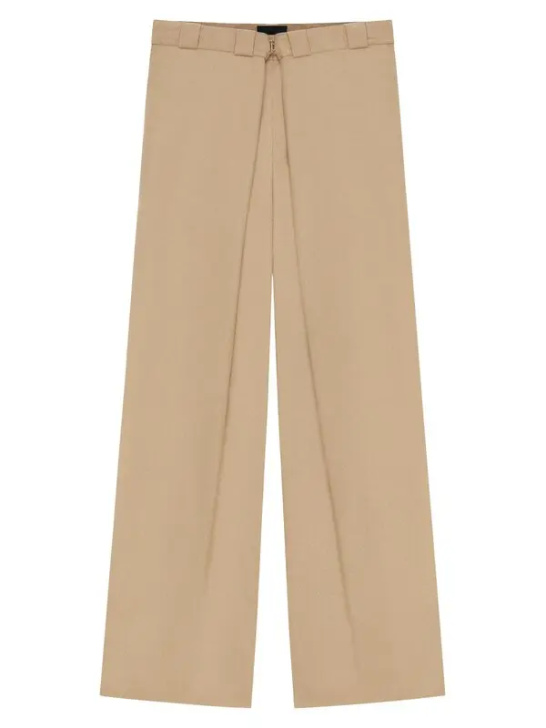 Givenchy Extra Wide Chino Pants In Canvas