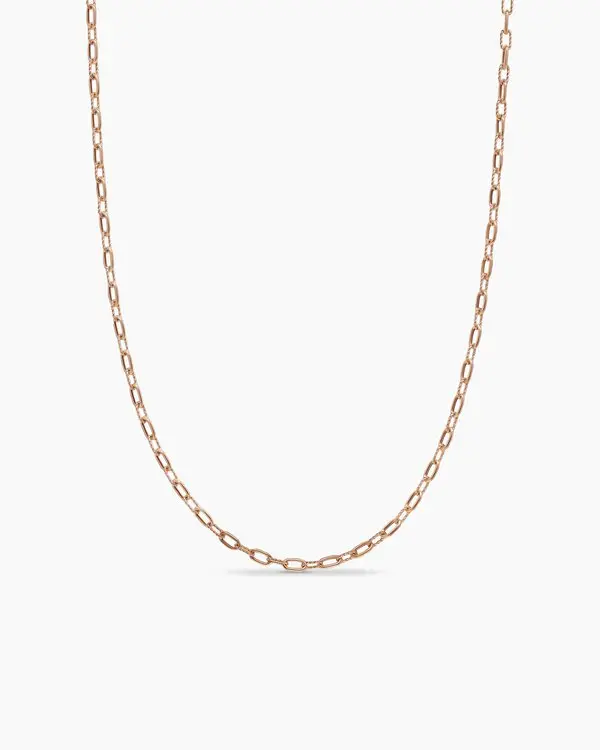 David Yurman Dy Madison Chain Necklace - 18k Rose Gold